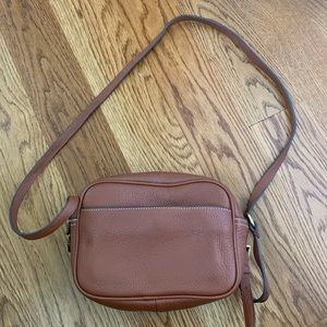 J. Crew | Bags | Beige Signet Bag In Italian Leather | Poshmark